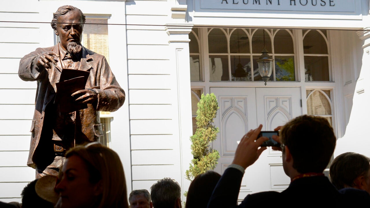 USC embraces its history with unveiling of Judge Widney statue - USC Today