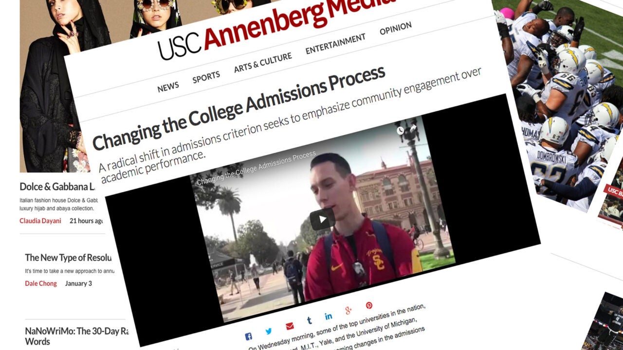 USC Annenberg launches new site powered by The Washington Post - USC Today