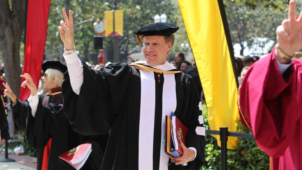 Wisdom from Will Ferrell: Gags and guidance from his USC commencement ...