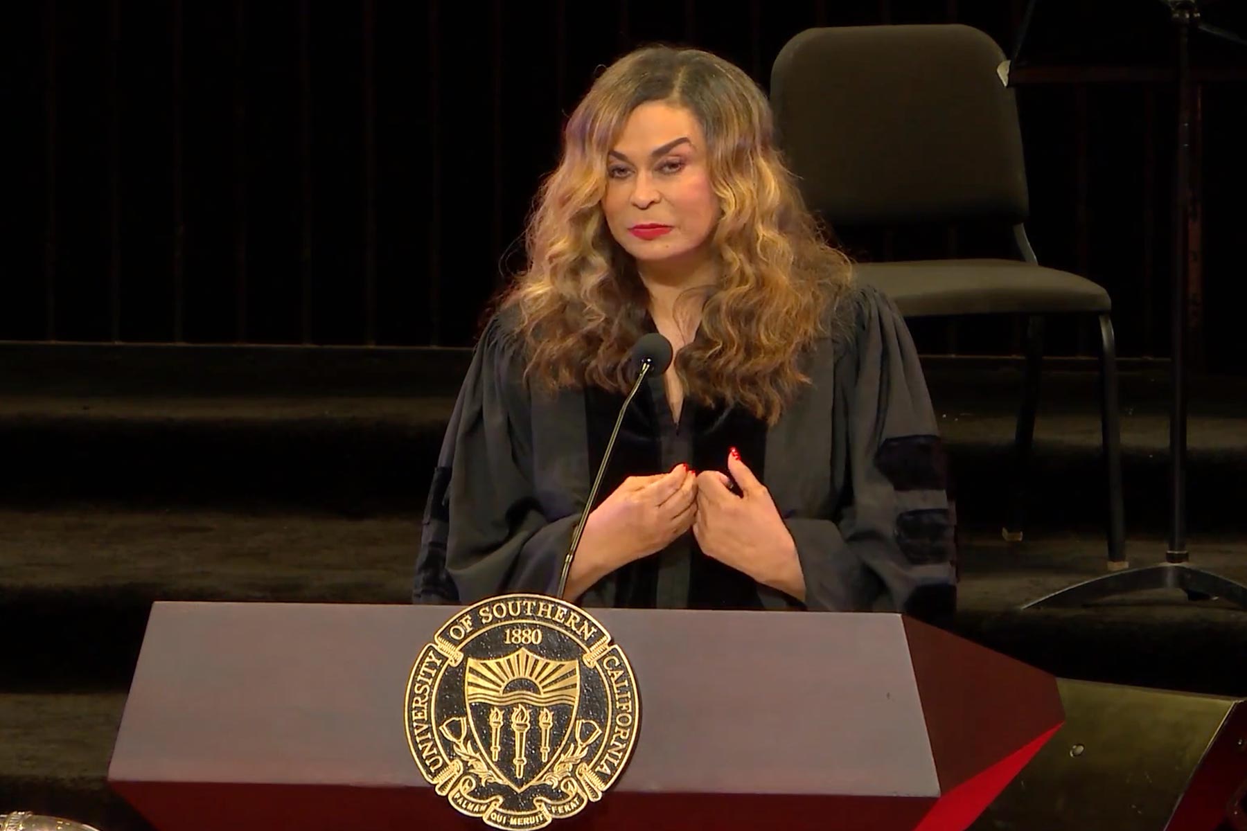 Tina Knowles at USC: ‘Your world is only as big as you can see’