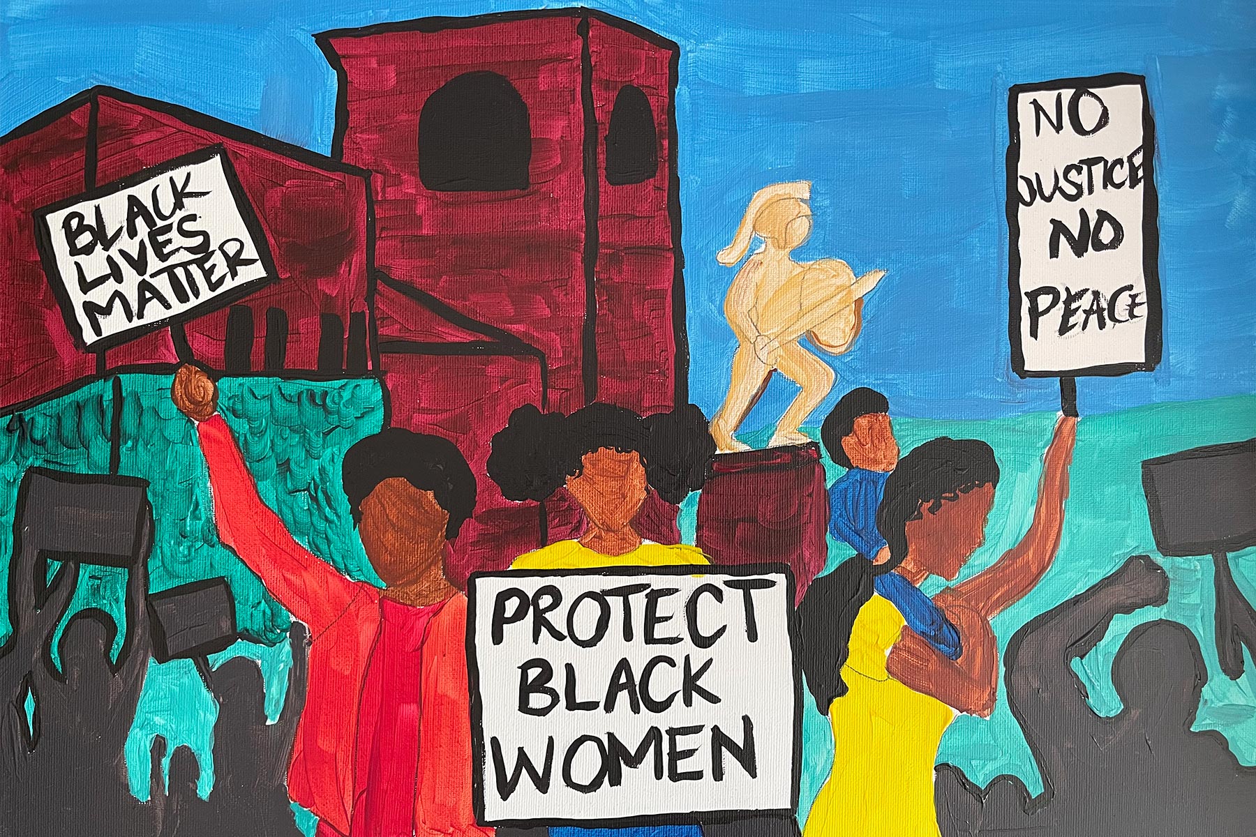 Celebrating Black history: Trojans create art inspired by social justice