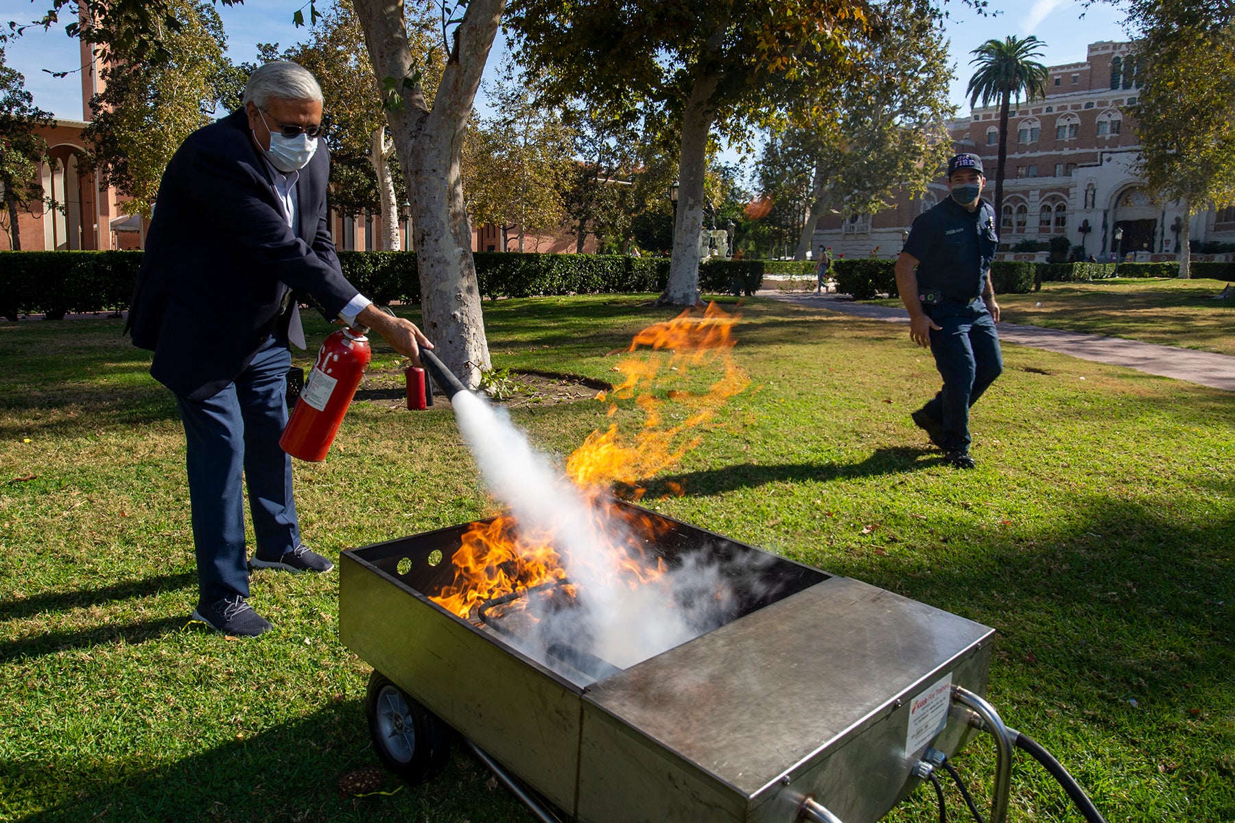 USC earthquake drill gives Trojans a chance to get prepared