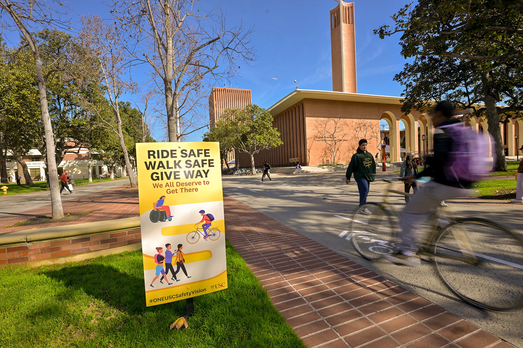 USC pedestrian safety campaign: Look out for one another