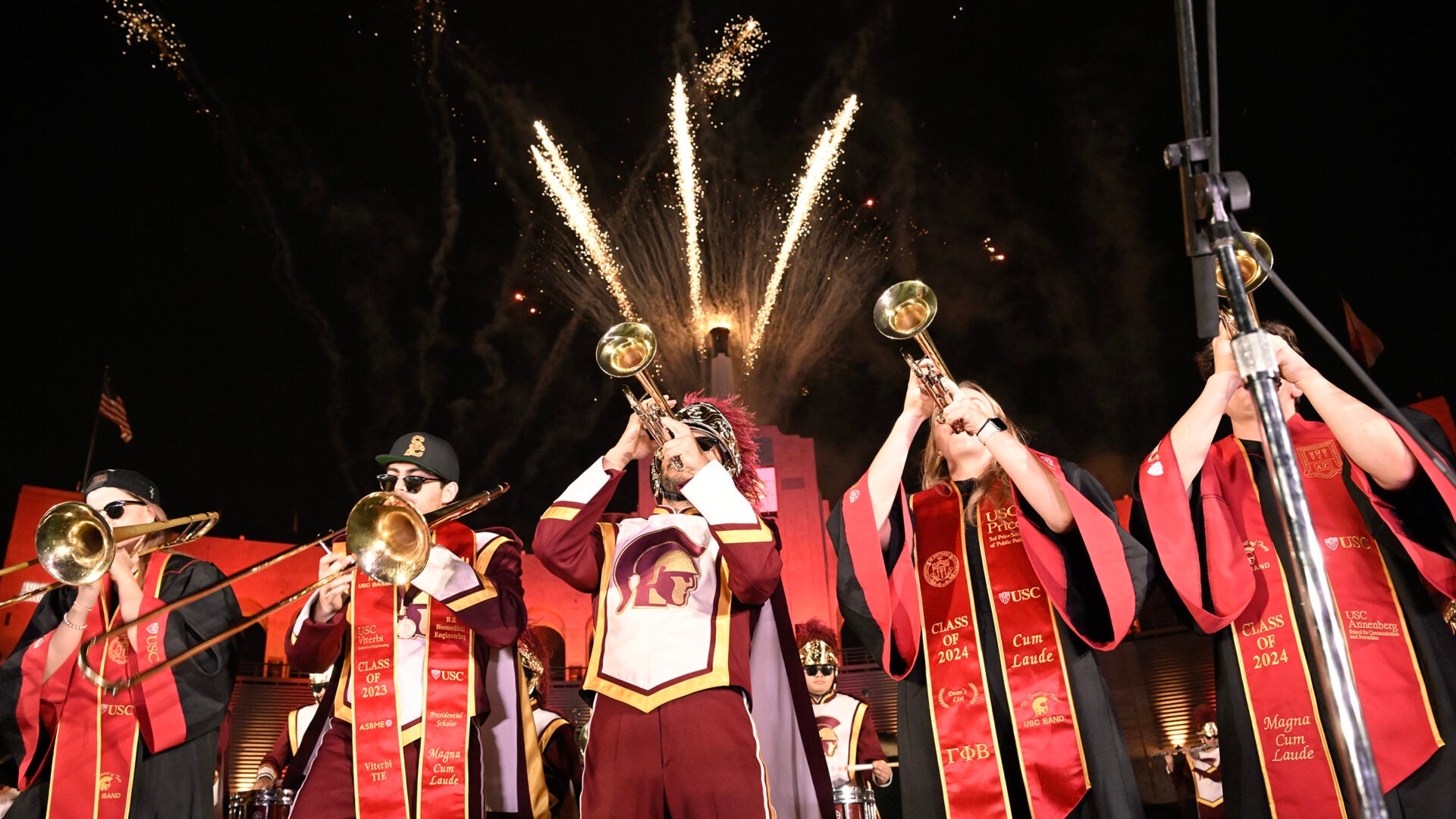 USC graduates and families get Coliseum send-off at Trojan Family ...